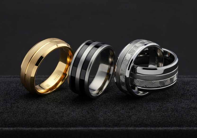 Men's Wedding Ring Materials: Strength, Durability & Science – The ...